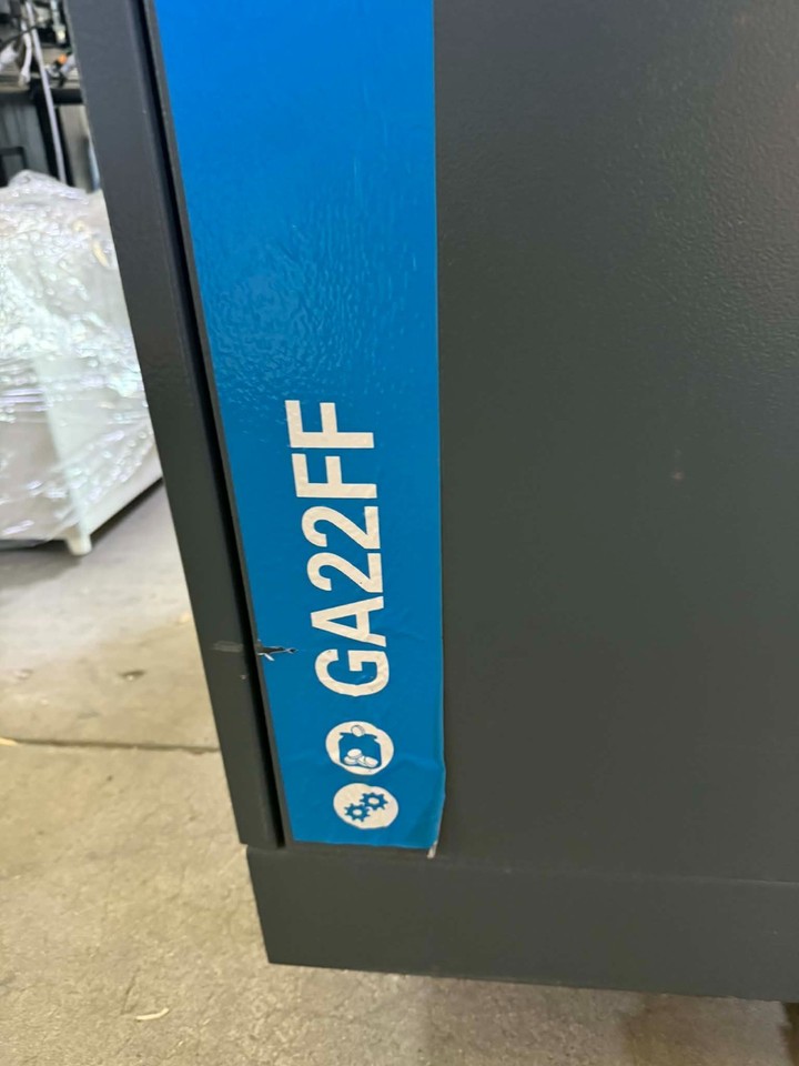 Atlas Copco GA22FF Rotary Screw Air Compressor 30HP 2019 with Air Dryer ...