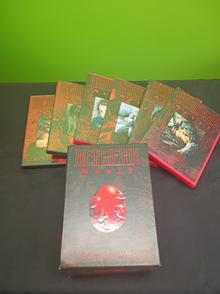 Berserk Box of War Complete Series Dvd Set of 6 Vol 1-6 2002 Anime ...