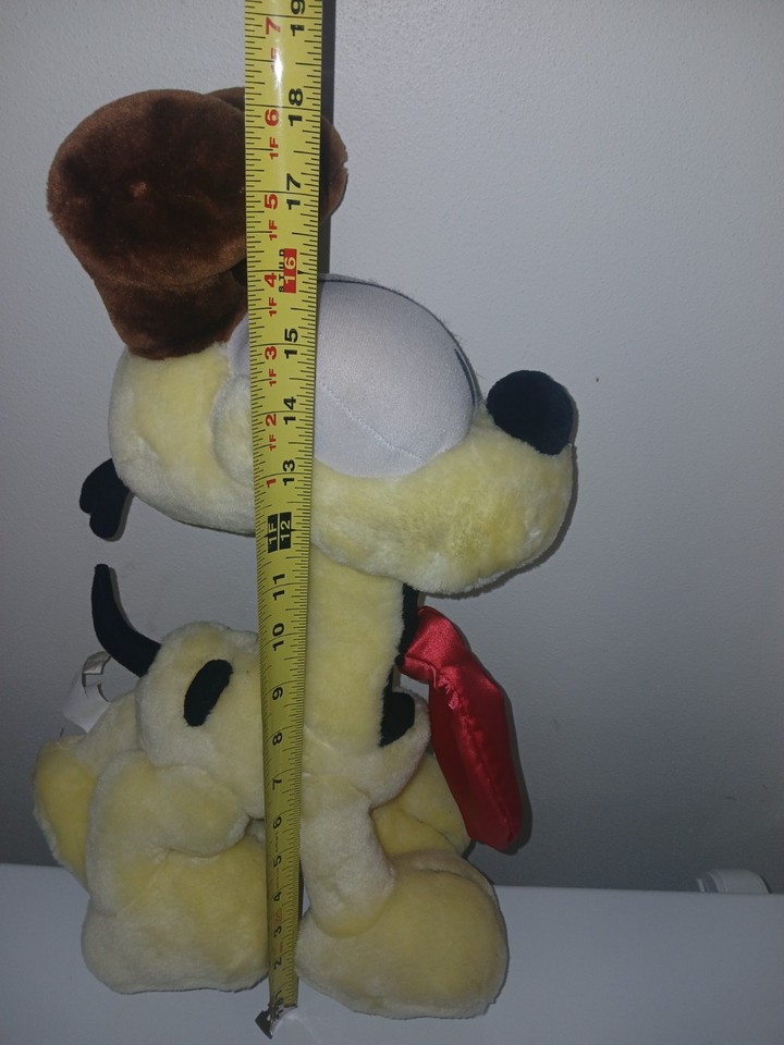 Vintage Play By Play Garfield 18”Odie Stuffed Animal Plush Dog | eBay