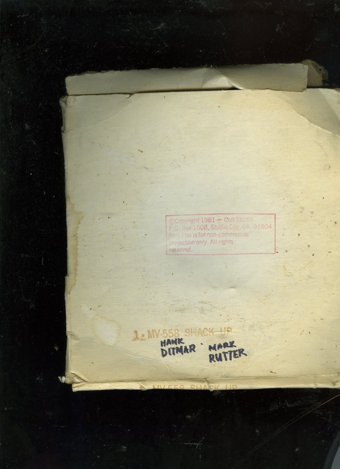 REGULAR 8MM-300 FOOT GAY COLT MOVIE-MARK RUTTER-HANK DITMAR - EASTMAN ...