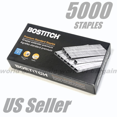 BOSTITCH 5000 Premium Staples 26/6 Standard Stapler Wire Paper Binder ...