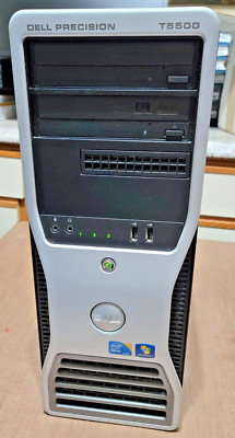 Dell Precision T5500 Xeon X5560 2.8GHz 12GB RAM 500GB HD Windows XP Pro ...