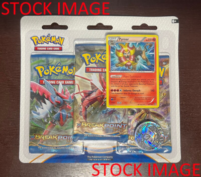 Pokemon XY Breakpoint Pyroar Factory Sealed 3 - Pack Booster Blister ...