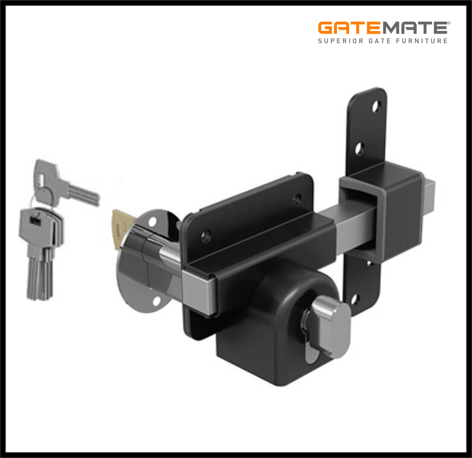 Gatemate 50mm & 70mm Euro Profile Long Throw Lock Security Garden Shed ...