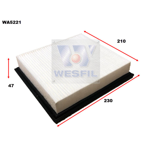 Wesfil Cooper Air Filter Wa5221 A1739 suits Chrysler | eBay