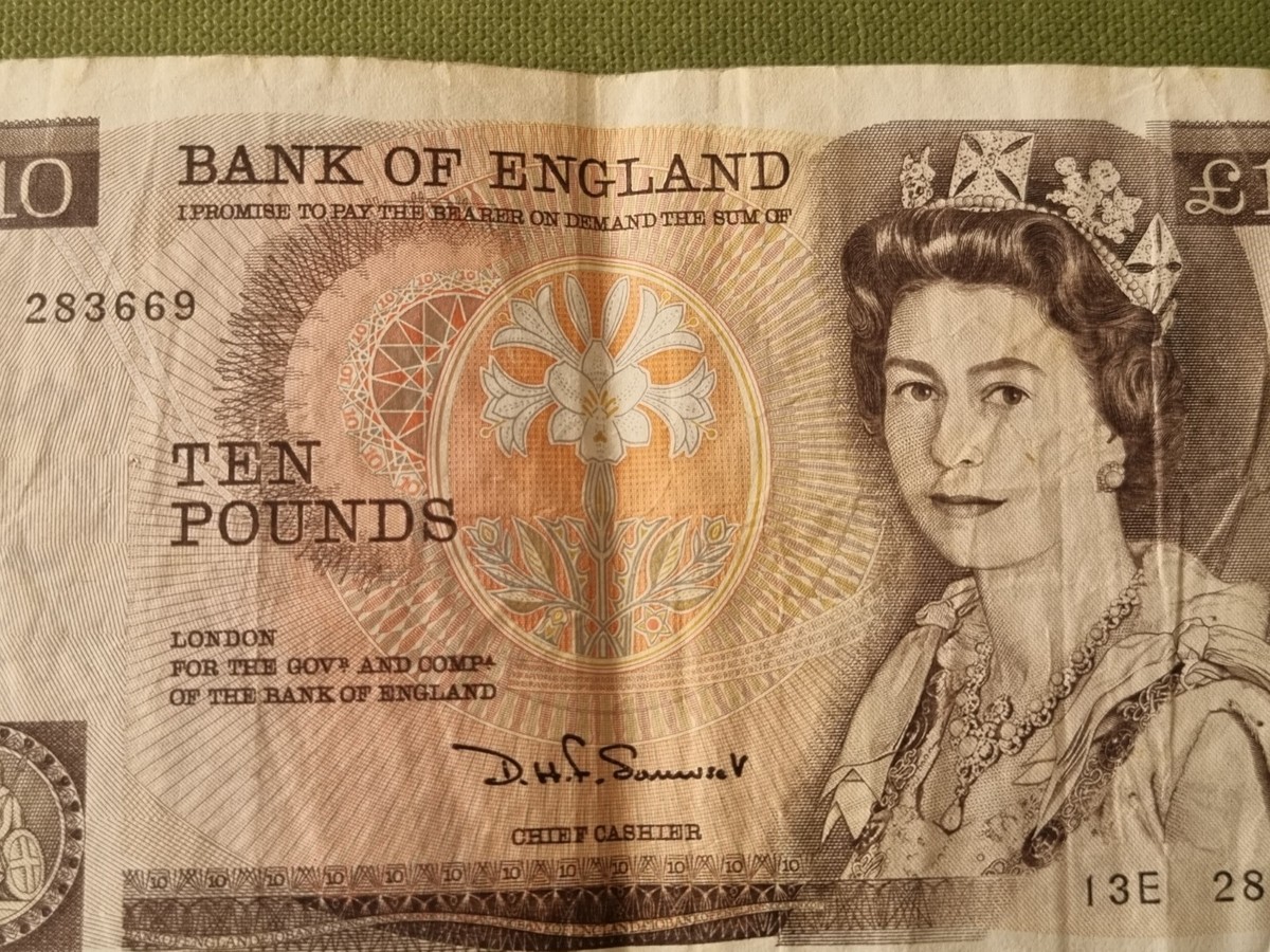 Old Ten Pound Note Florence Nightingale