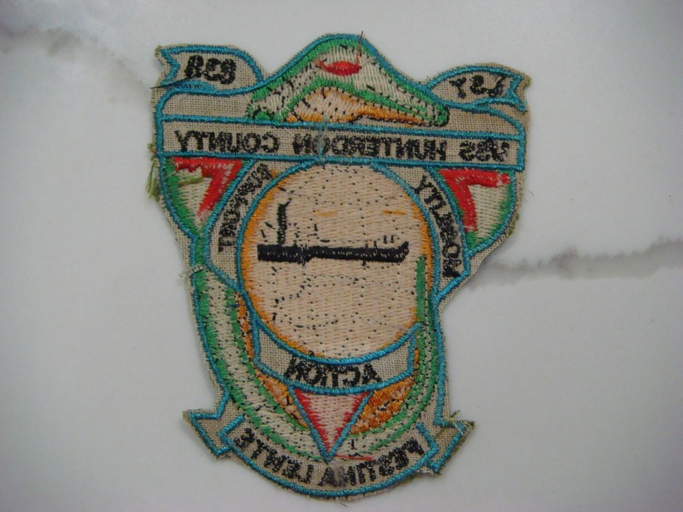 USS HUNTERDON COUNTY LST-838 TANK LANDING SHIP, VIETNAM WAR PATCH | eBay