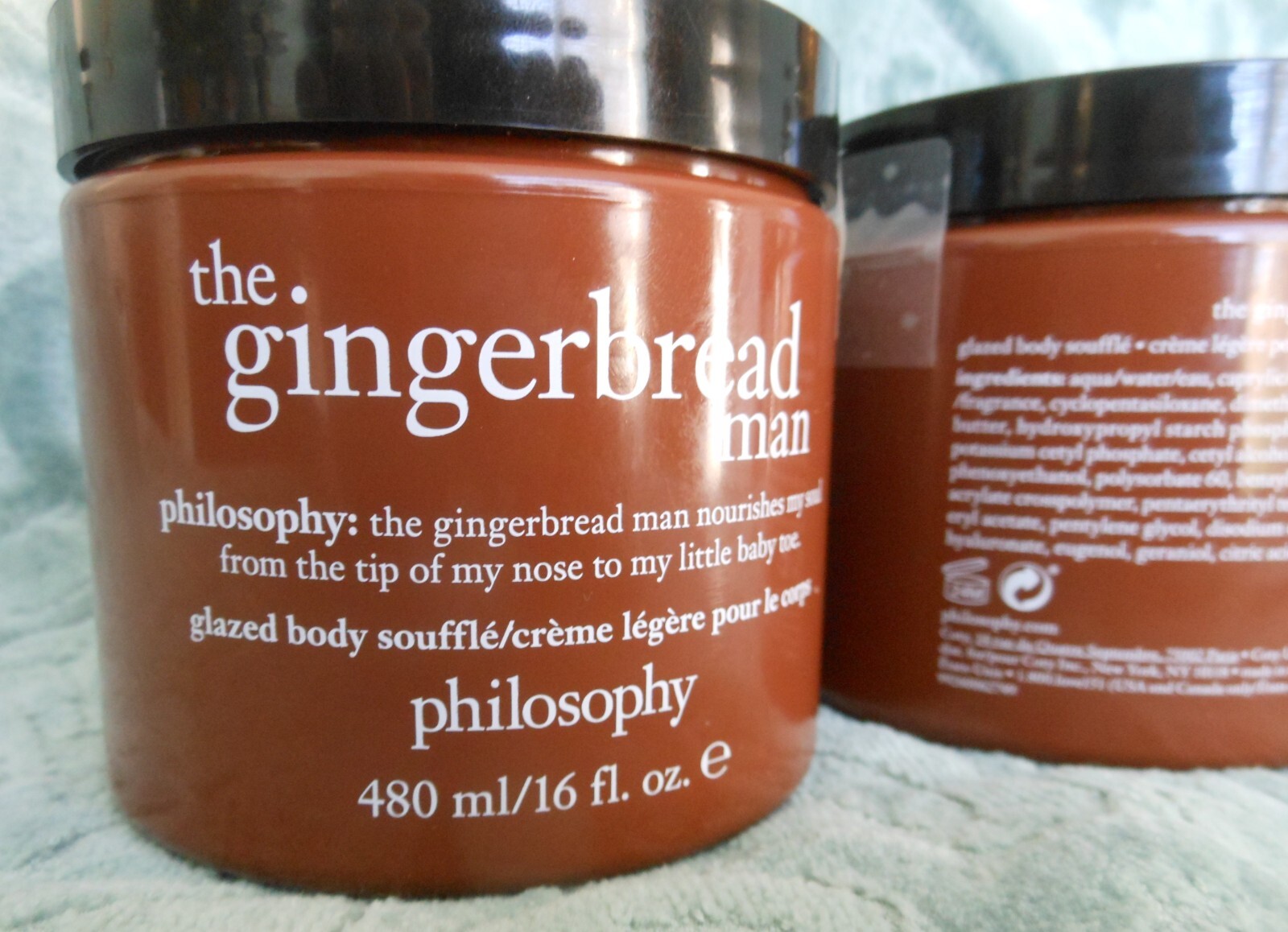 Philosophy The Gingerbread Man Glazed Body Souffle 16 Oz for sale ...
