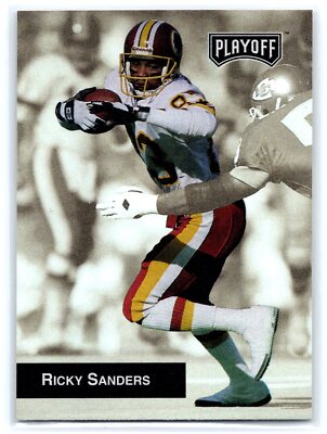 1993 Playoff Football #270 Ricky Sanders Washington Redskins | eBay
