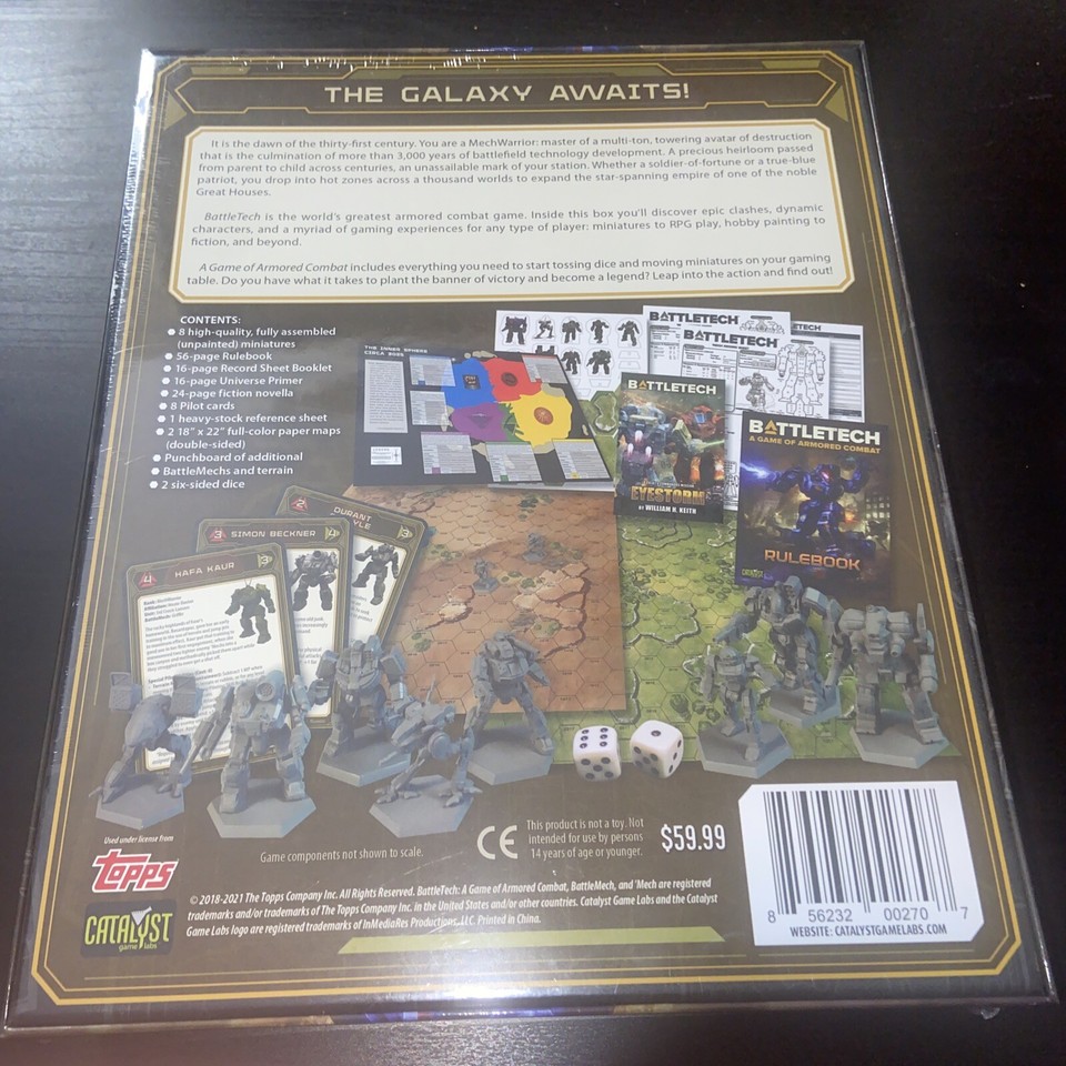 The Game of Armored Combat Starter Set Battletech Miniatures Game ...