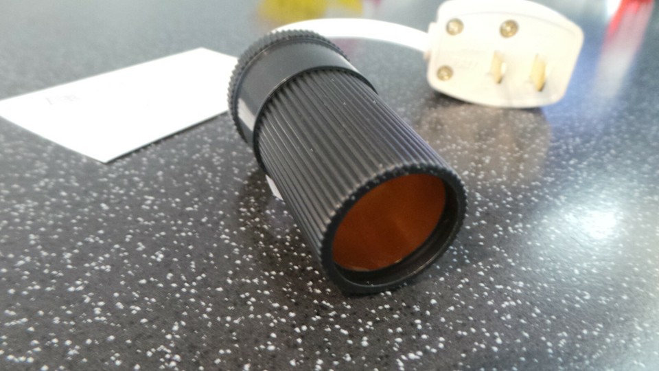 CLIPSAL CARAVAN MOTORHOME 12V 2 PIN PLUG ADAPTOR TO FEMALE CIGARETTE ...