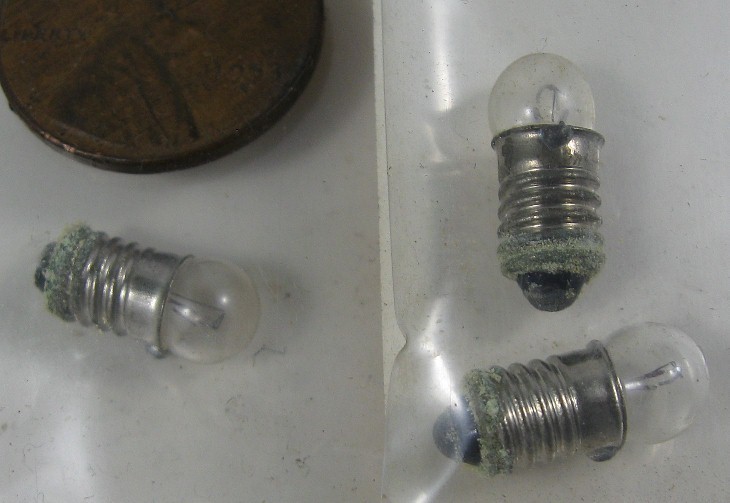 3 Vintage Miniature Train Light Bulbs | eBay