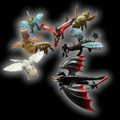 2019-20 How Train Dragon (7) & Figures (2) rare HTF Collection Set Ex ...