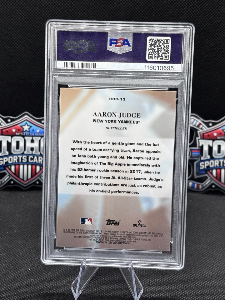 2022 Topps Chrome - Heart of the City Aaron Judge #HOC-13 | eBay