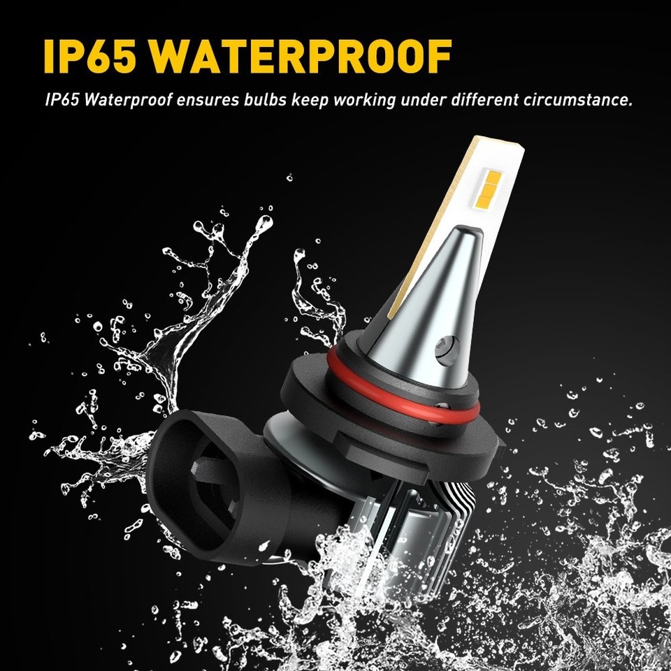 AUXITO Amber LED H10 9140 9040 9155 Light Fog Daytime Running Light ...