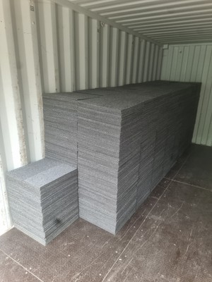 1000 x GREY INTERFACE TRANSFORMATION STEPPE GREY CARPET TILES FOR £1.20 ...