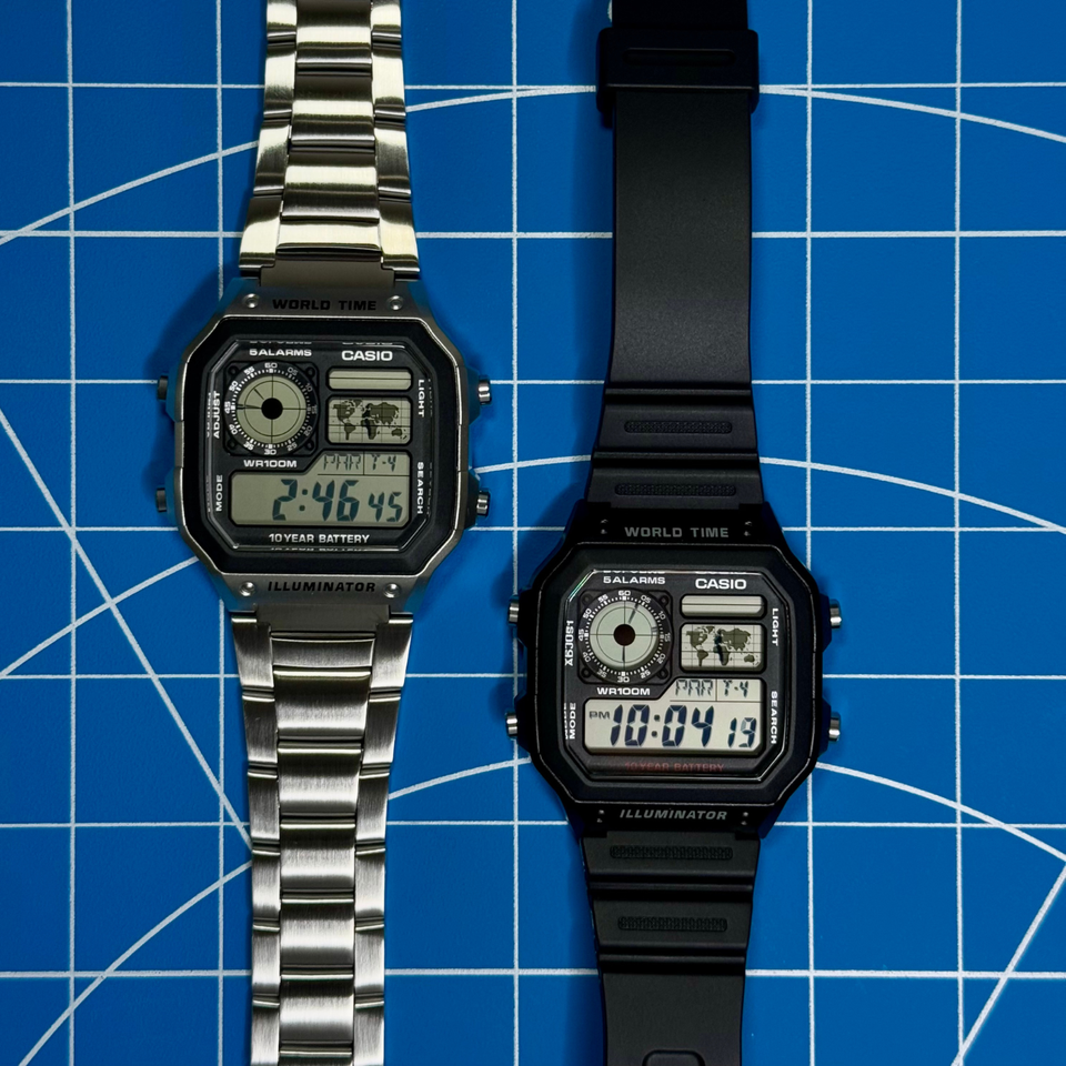 Custom “PANTHER” Modified Watch Based on Casio ae1200, New in Box ...