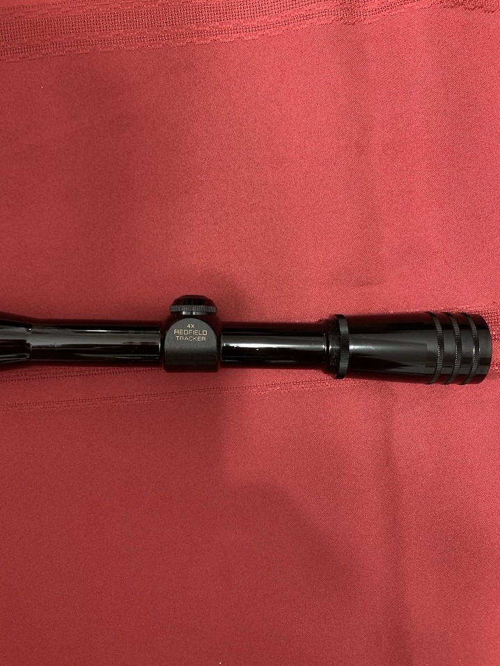Redfield Tracker 4x Rifle Scope Fixed 4 Power Very Nice Vintage High ...