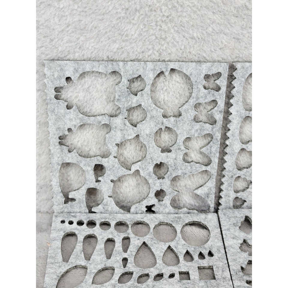 Craft Stencil Set Letters Numbers Shapes Animals Flowers Christmas | eBay