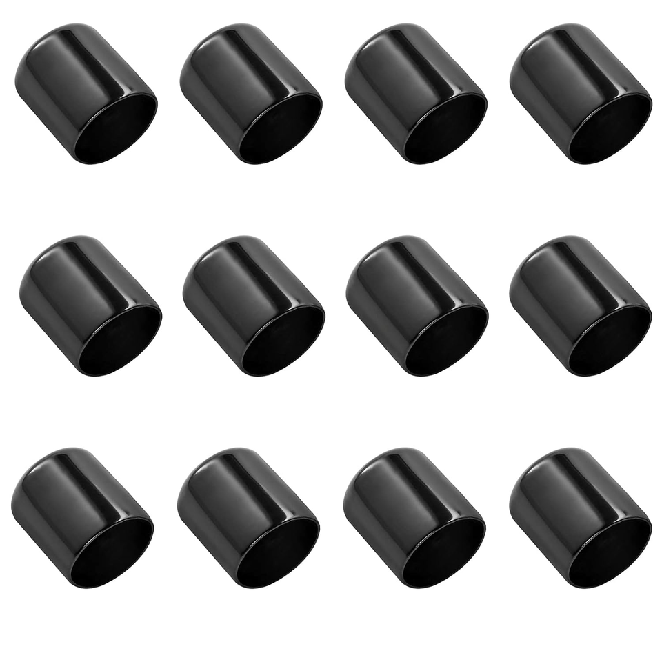 60PCS Screw Thread Protectors 6.5Mm ID Rubber End Caps, Vinyl Flexible ...