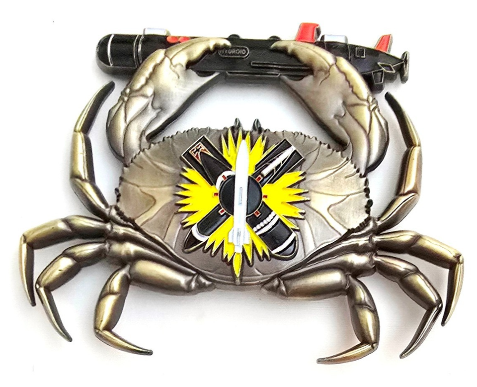 Awesome 3" USN Navy Unit Crab Challenge Coin EOD TEU ONE | eBay