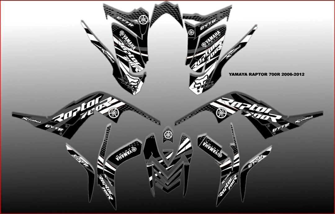 Yamaha Raptor 700r Full Graphic Kit 2006-2012 | eBay