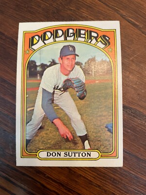 1972 TOPPS #530 DON SUTTON LOS ANGELES DODGERS BASEBALL CARD NM/MT | eBay