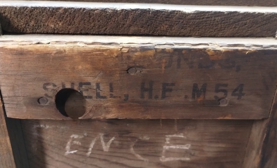 Vintage Military Wooden Ammo Crate for 37mm Auto Gun H.F. M54::EMPTY | eBay