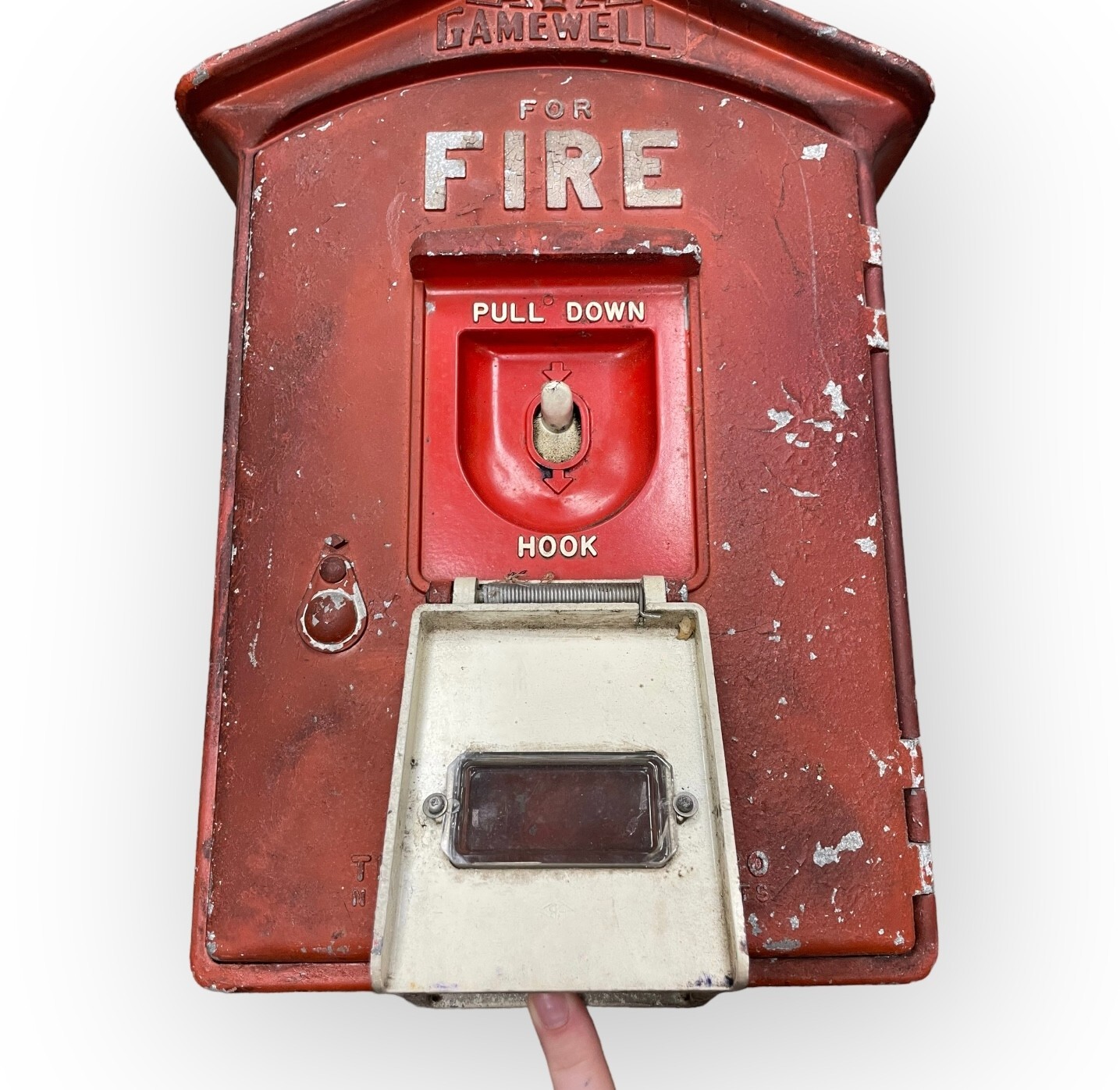 Gamewell Antique Cast Iron Fire Box | eBay