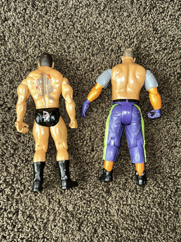 Batista and Ramsey WWE 7“ Jakks Wrestling Figure Lot of 2 2003 2002 WWF ...