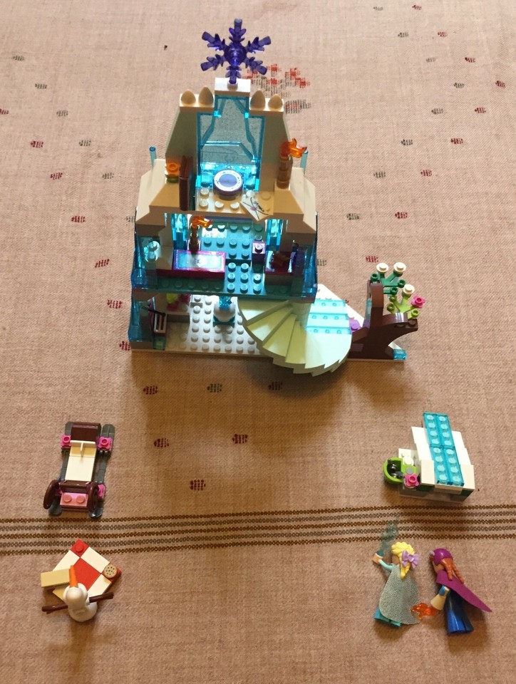 LEGO Disney Princess Frozen Elsa's Ice Castle Set 41062 100% Complete ...