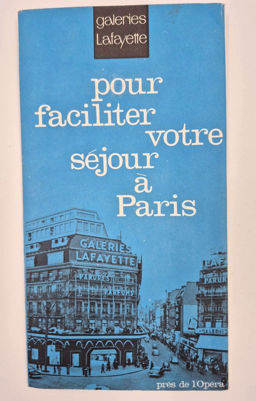 Vintage 1950's Galeries Lafayette Pres de L'Opera Paris France Brochure ...