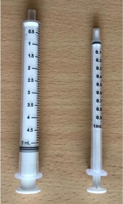 1 ml and 5 ml Multi-Purpose Dispensing Syringes- 60 1ml, 60 5ml | eBay