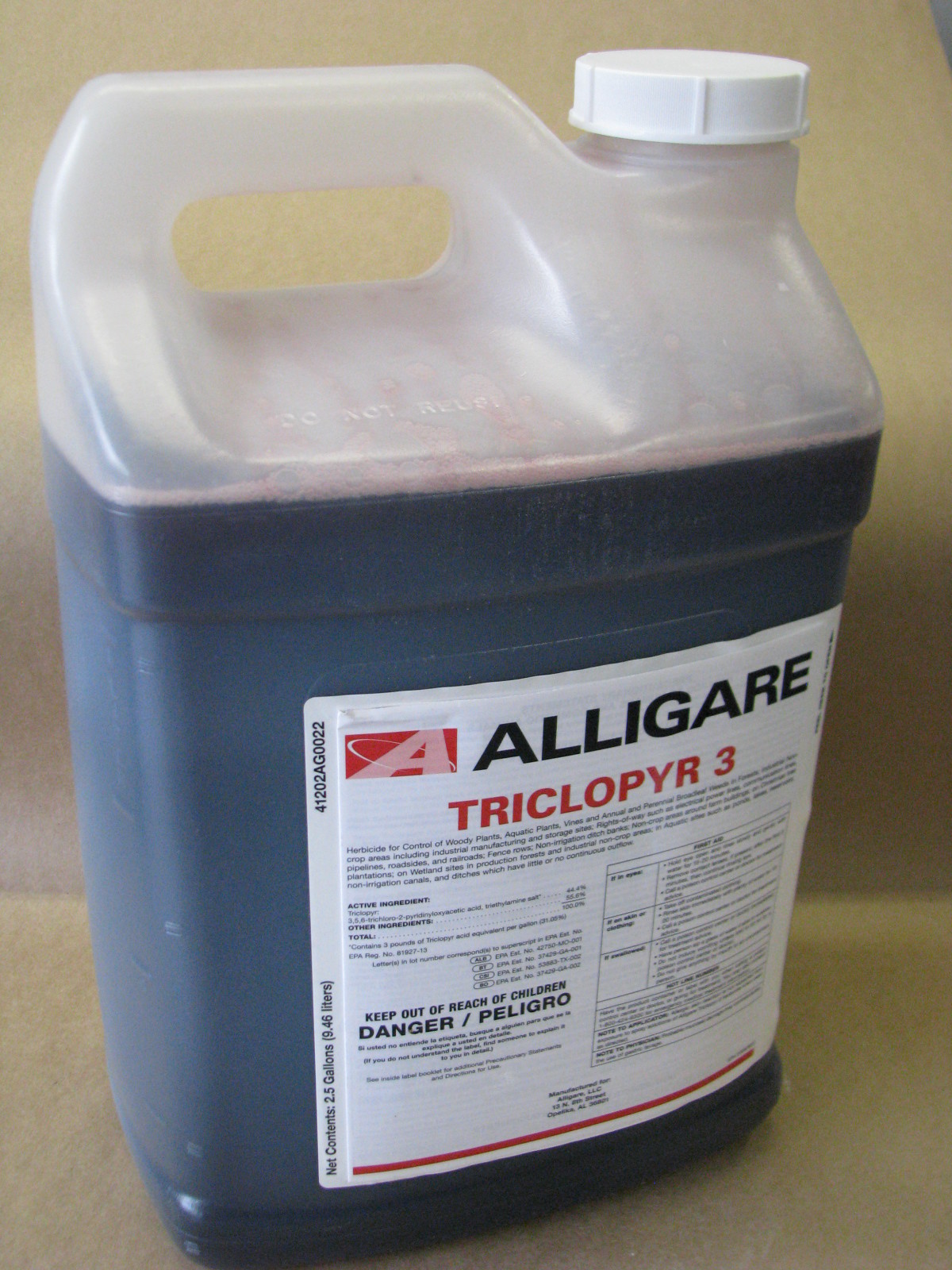 Triclopyr 3 Herbicide - 2.5 Gallons (Replaces Garlon 3A) by Alligare | eBay