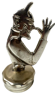 DEVIL THUMBING NOSE RADIATOR CAP MASCOT MODEL A FORD BUICK CADILLAC ...