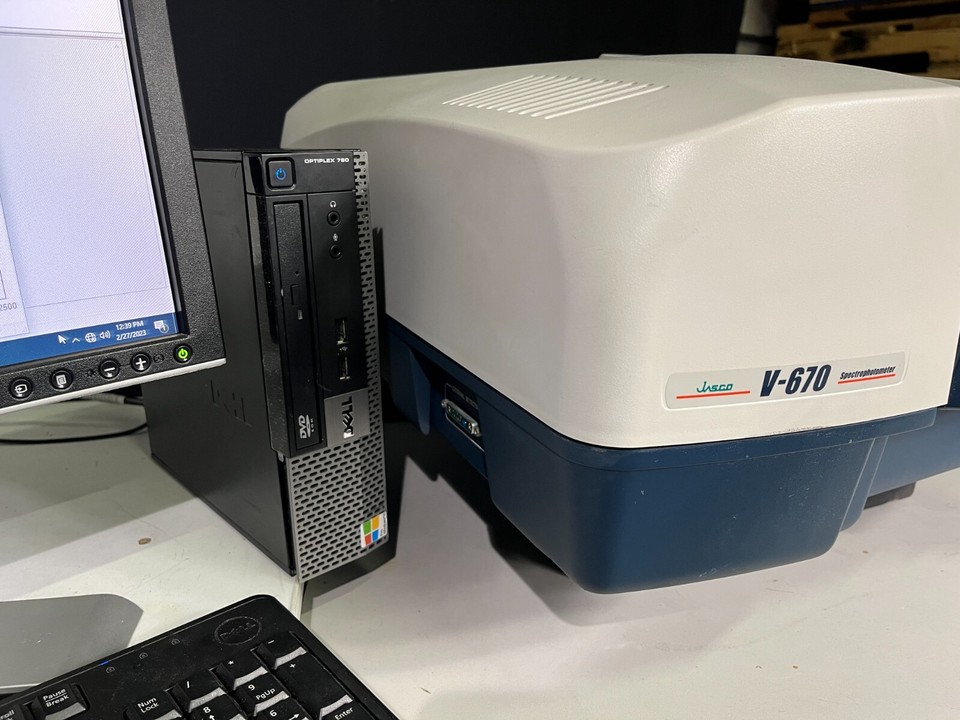JASCO V-670 UV-VIS-NIR Spectrophotometer, PC & SW, COMPACT, WIDE & FAST ...