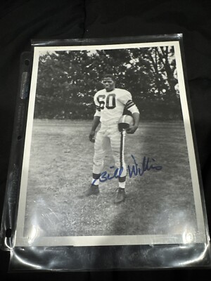 Bill Willis Hof Cleveland Browns - Ohio State Autographed Signed 8x10 ...