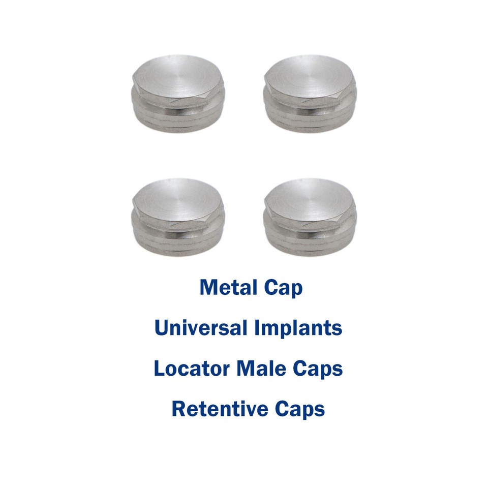 Dental Metal Housing Cap, For Loc In Overdenture Abutment Implants ...
