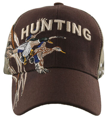 NEW! DUCK OUTDOOR HUNTING HUNTER SIDE HUNT BALL CAP HAT BROWN | eBay