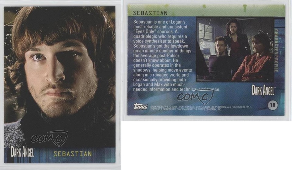 2002 Topps Dark Angel Sebastian #18 0c3 | eBay