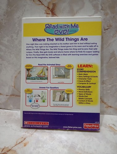 Read With Me DVD-Where The Wild Things Are Scholastic Fisher Price | eBay