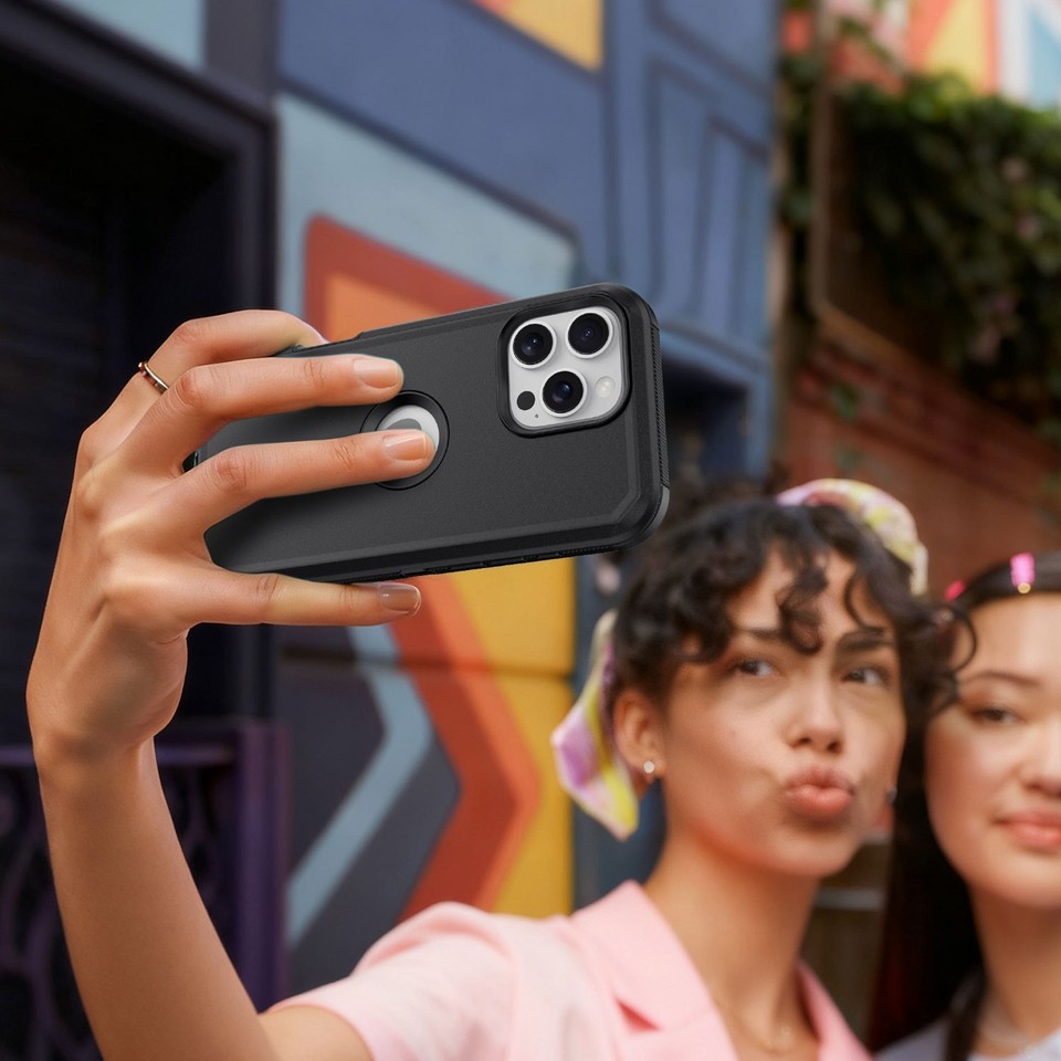 For iPhone 16 Pro Holster Case Belt Clip Heavy Duty Shockproof ...