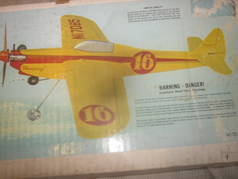 Sig Shoestring CL kit 28 inch wingspan PLEASE READ | eBay