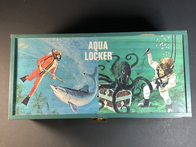 Vintage 1964 GI Joe Footlocker AQUA LOCKER Green With Tray 1970 ...
