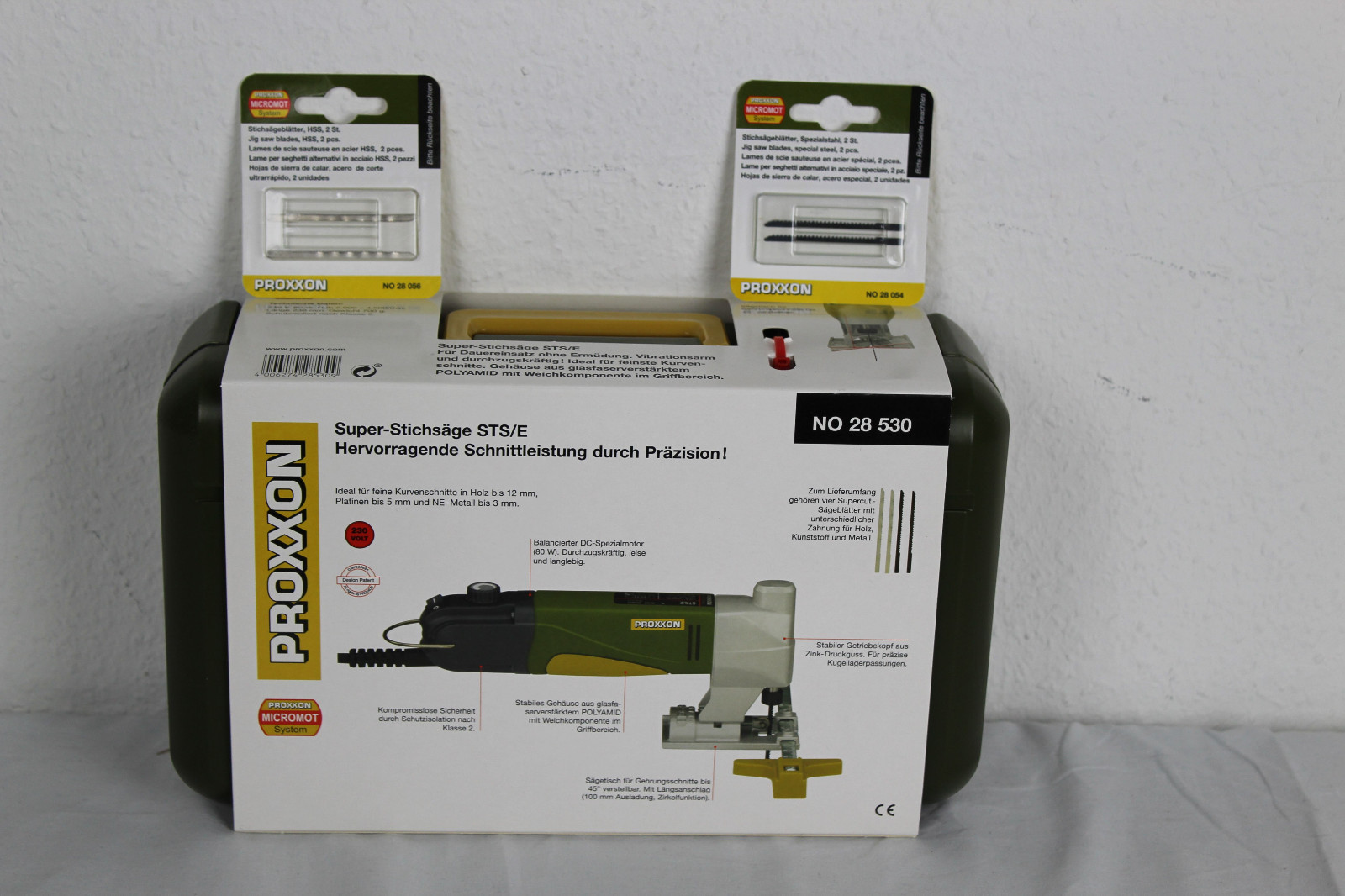 Proxxon Set 28530 Super-Stichsäge STS/E mit optionalem Zubehör+28054 ...
