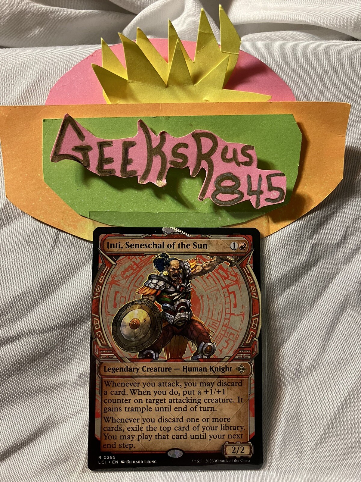 MTG Inti Seneschal Of The Sun Showcase 0295 | eBay