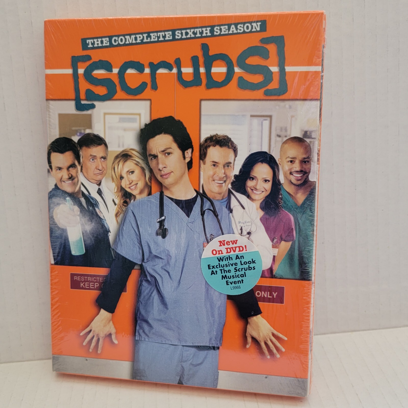 Scrubs - The Complete 6th Sixth Season (DVD, 2007, 3-Disc Set) Brand ...
