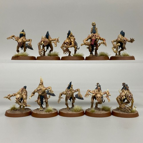 10 CRYPT GHOULS FLESH EATER COURTS WARHAMMER AGE OF SIGMAR AOS UNDEAD ...