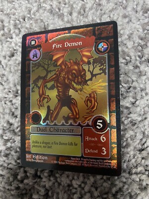 Fire Demon Wizard In Training holo 1st Edition US SELLER | eBay