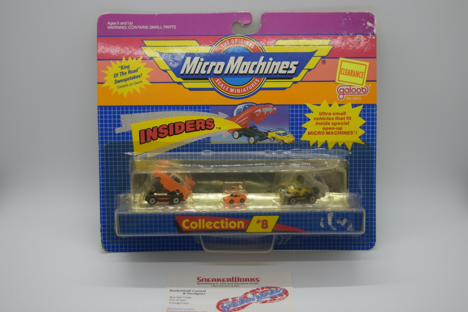 New Vintage Galoob Micro Machines Insiders Collection #8 Cars | eBay